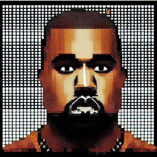 Kanye West Pixel Art Stable Diffusion