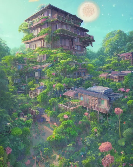 detailed photo of solarpunk house, 8 k, by studio | Stable Diffusion ...