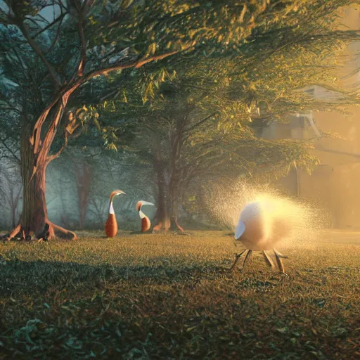 strange creatures wandering The Grove, And the flung | Stable Diffusion ...