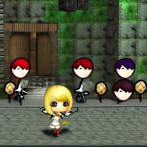 chibi knight, third person game screenshot 2 0 1 1, ps | Stable ...