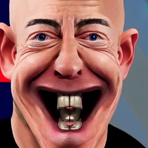 extreme silly face championship jeff bezos winning | Stable Diffusion ...