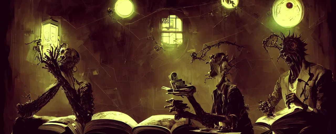 dark scifi illustration 3 / 4 portrait of rick sanchez | Stable ...