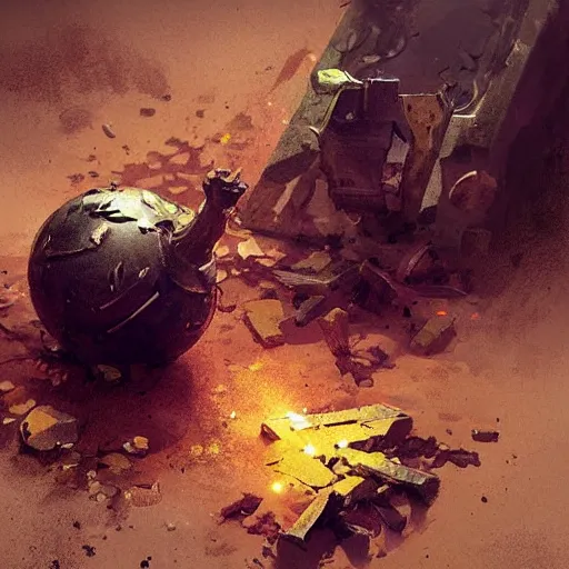 hand grenade on the floor, greg rutkowski art | Stable Diffusion | OpenArt