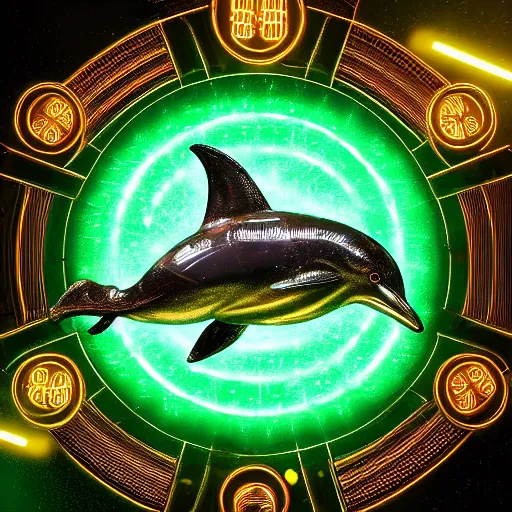 turkey dolphin, extremely detailed, intricate neon | Stable Diffusion ...
