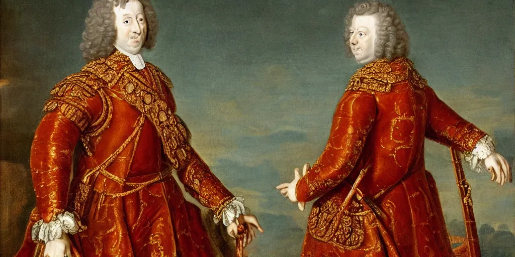 a portrait of king charles the second of spain. 1 6 9 | Stable ...