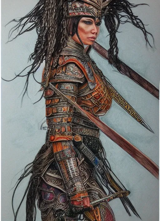 full body detailed colored pencil drawing of a | Stable Diffusion | OpenArt