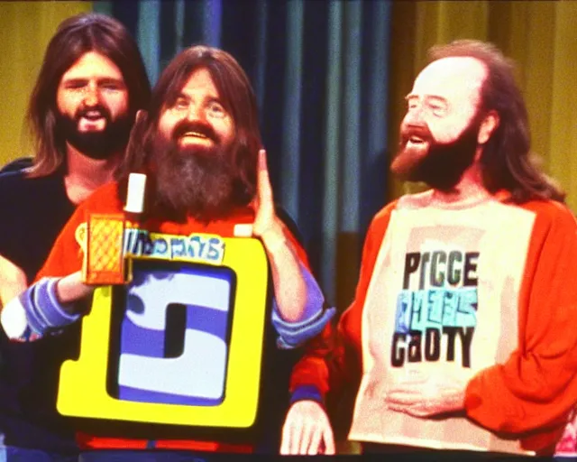 Mitch Hedberg and george carlin winning the price is | Stable Diffusion | OpenArt