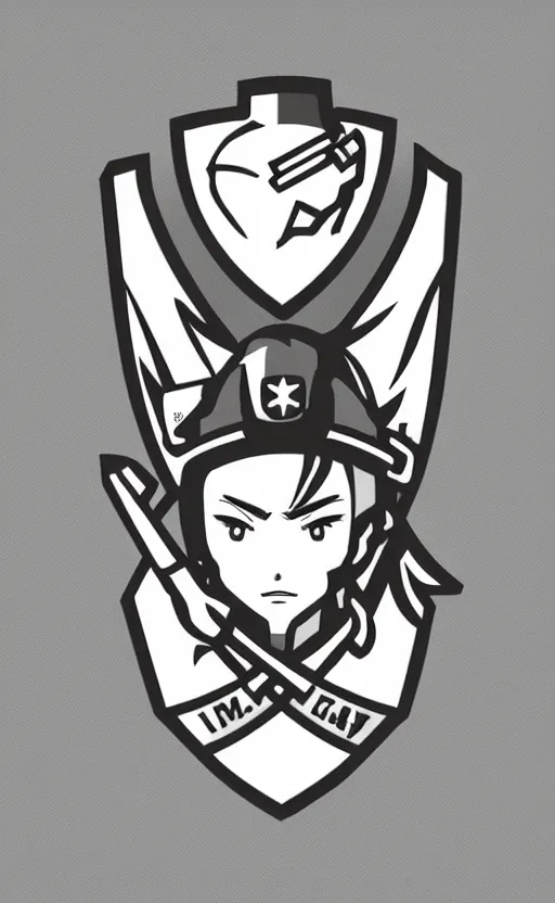 shoulder patch design, soldier girl, anime style, | Stable Diffusion ...