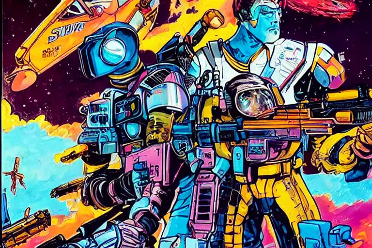 hyper blaster spaceman goes team venture, deadly prey | Stable ...