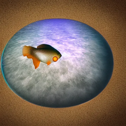 fisheye lens of a fish with fisheye lens eyes who is | Stable Diffusion ...