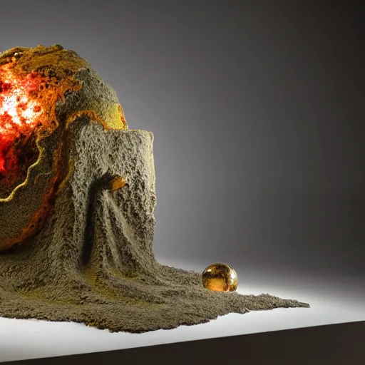 studio photo with a coloured background of an ornate | Stable Diffusion ...