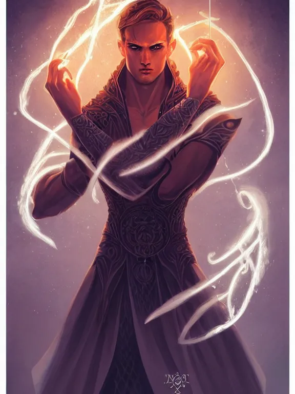 symmetry!! intense fanart of acotar protagonist in a | Stable Diffusion ...