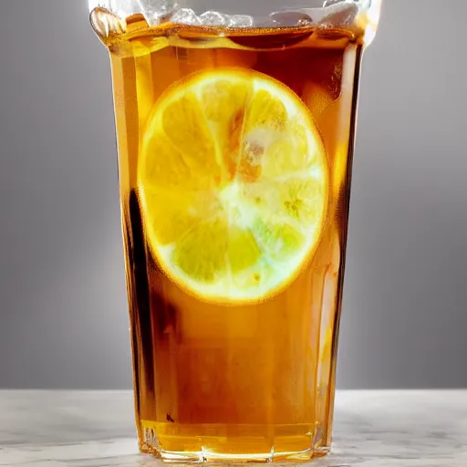 ice - t, iced tea glass, by alfons mucha, golden hour, | Stable ...