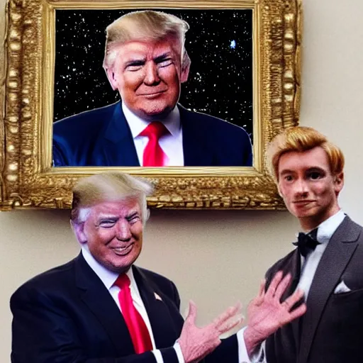 donald trump, donald trump wearing knights armor, | Stable Diffusion ...