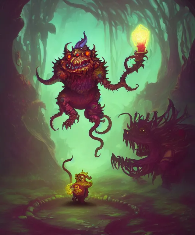 a xanathar dnd creature, adorable and whimsical, | Stable Diffusion ...