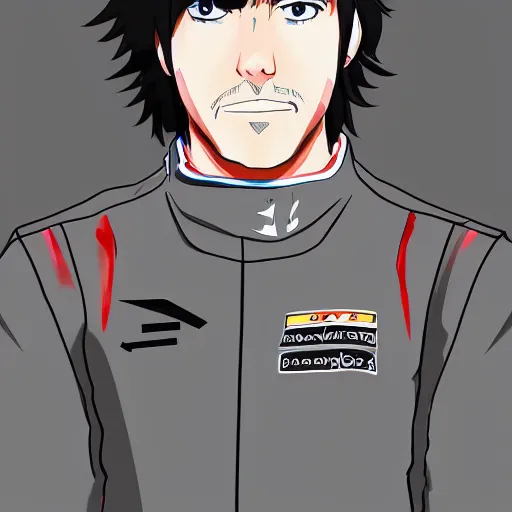 Fernando Alonso as an anime character, 8k detailed, | Stable Diffusion ...