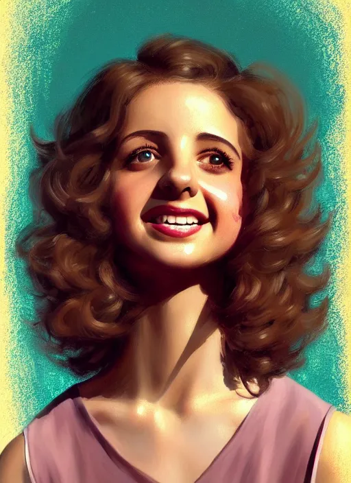 portrait of teenage sarah michelle gellar, freckles, | Stable Diffusion