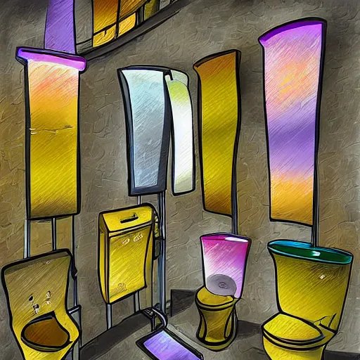 urinal heaven, digital art | Stable Diffusion | OpenArt