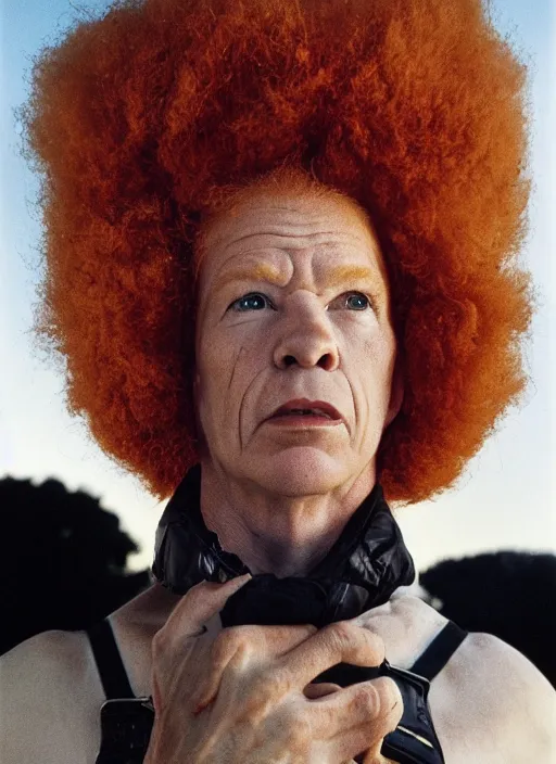 helmet lang photograph of carrot top, shot by helmut | Stable Diffusion ...