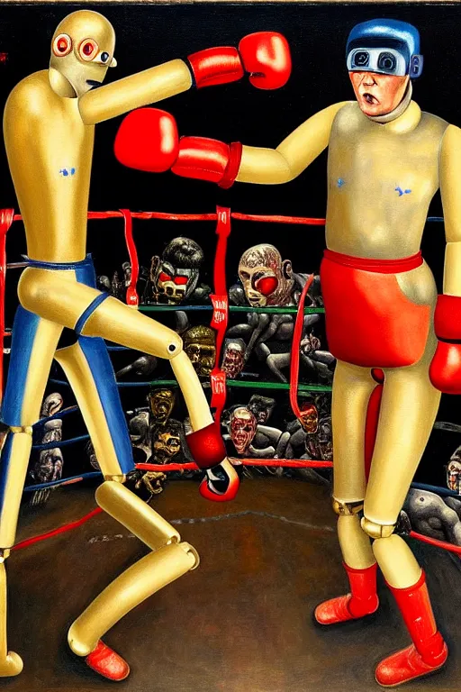 scene from robot boxing match, highly detailed, | Stable Diffusion ...