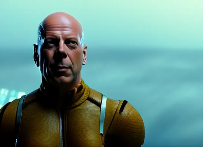still photo from the movie the fifth element, bruce | Stable Diffusion ...