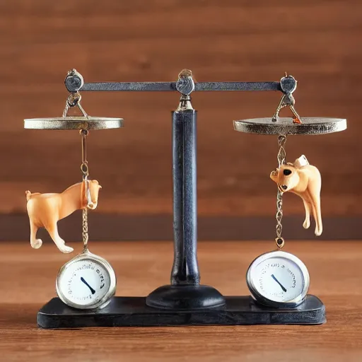 set of balance scales with weights, libra, weighing | Stable Diffusion ...