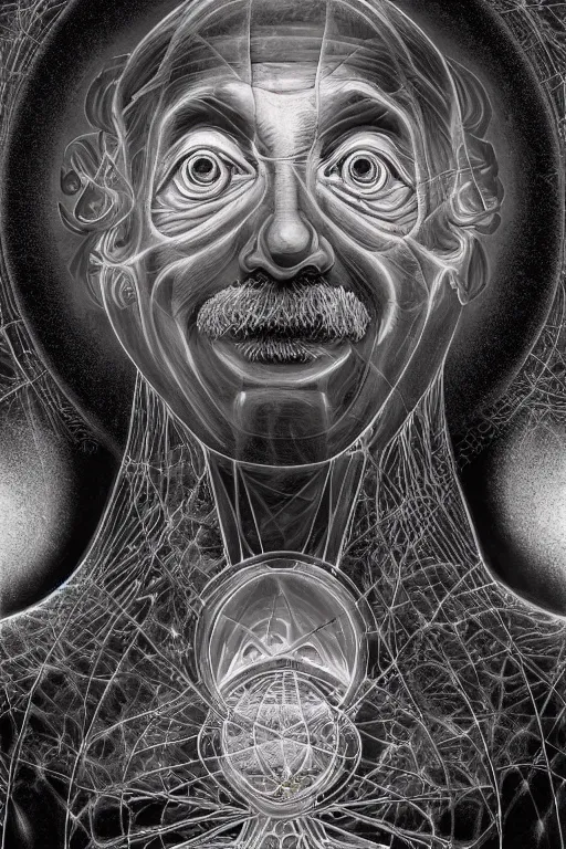 Albert Einstein Centered, uncut, unzoom, symmetry. | Stable Diffusion ...