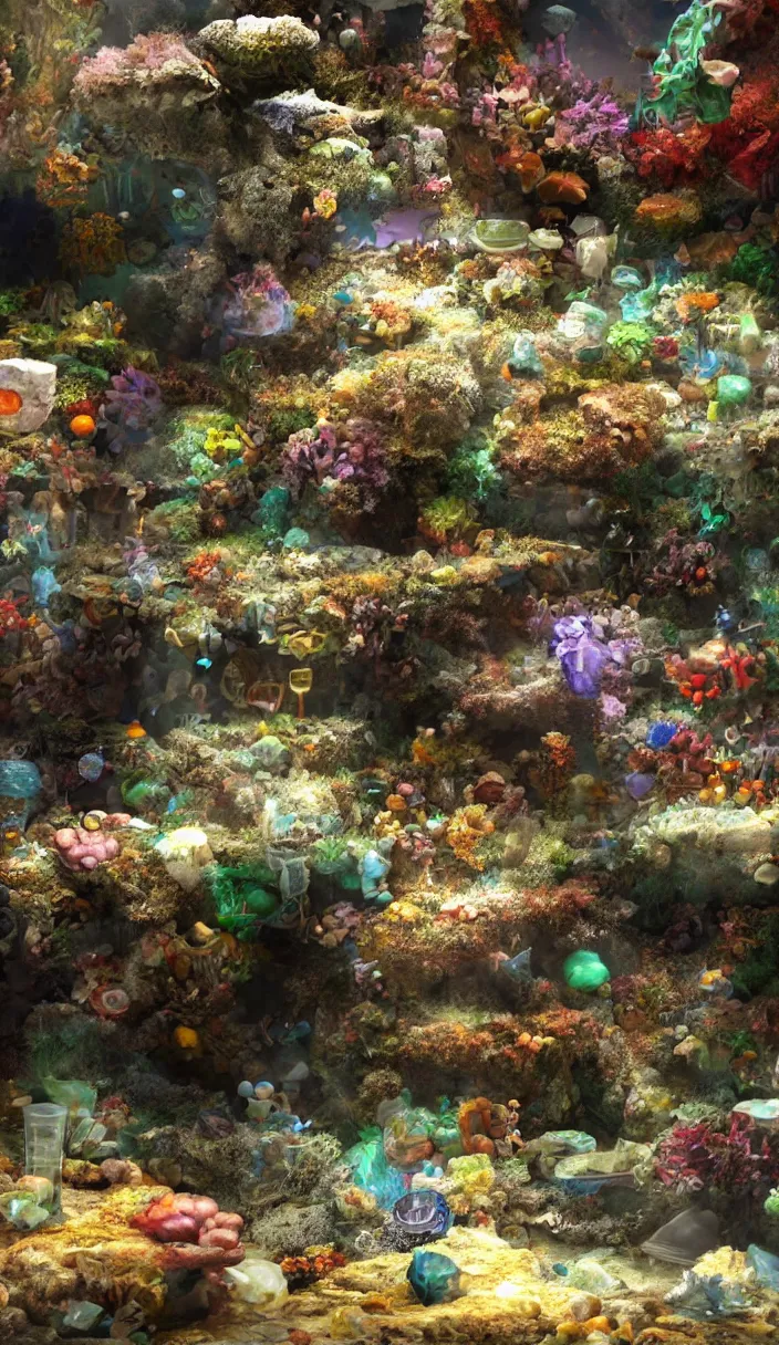 A huge crystal tank, full of formalin, and inside the | Stable ...