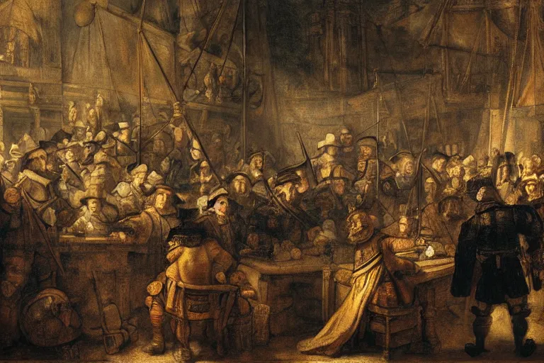 trial in the hague, by rembrandt and bartholomeus van | Stable ...