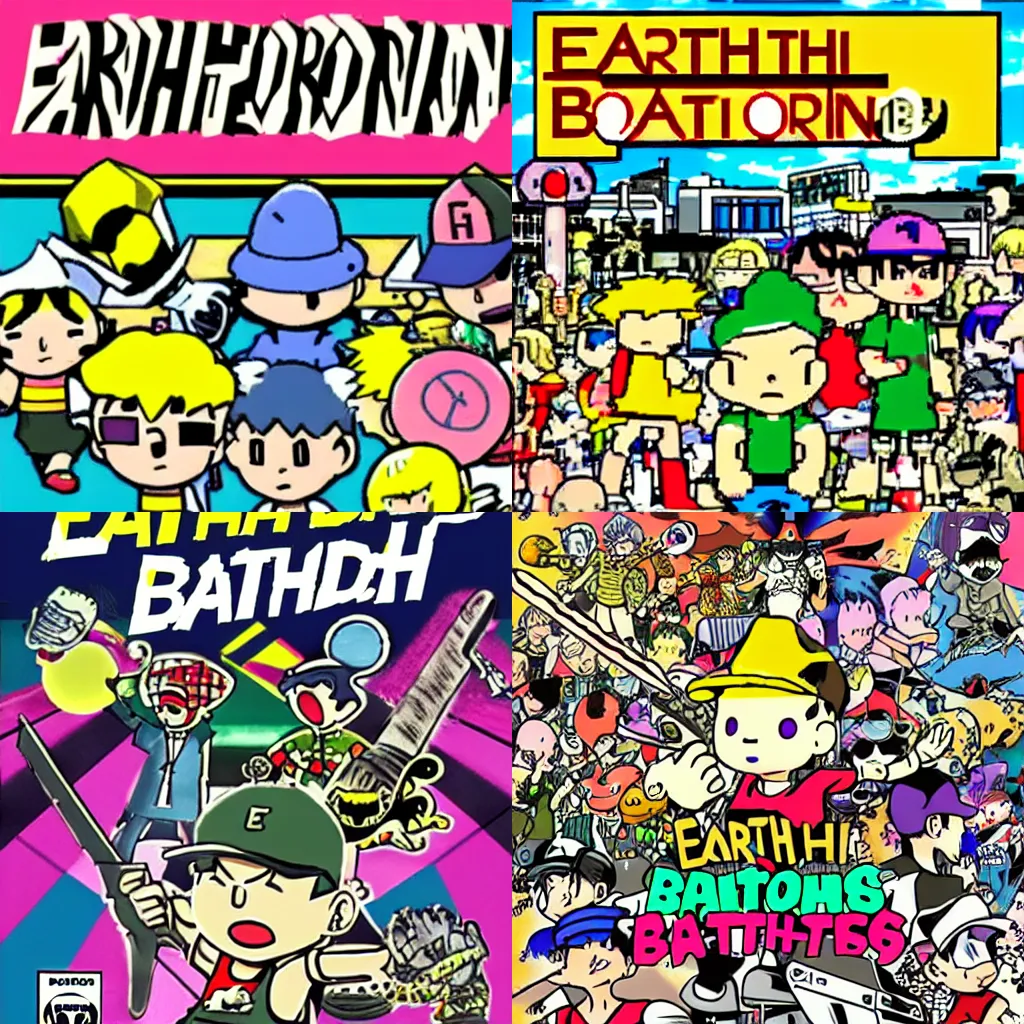 earthbound battle | Stable Diffusion | OpenArt