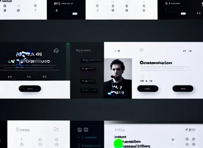 a futuristic interface ui hud, 8 k, horizontal, sleek | Stable Diffusion