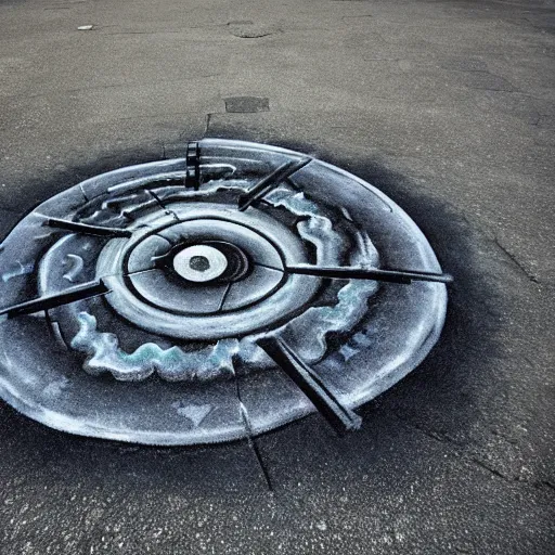 heroinchic street chalk art illusion by erik johansson | Stable ...