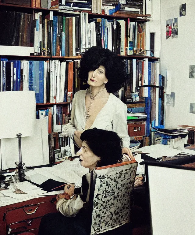 a color photograph of nooshafarin torkamani in her | Stable Diffusion