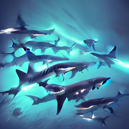 laser sharks | Stable Diffusion | OpenArt