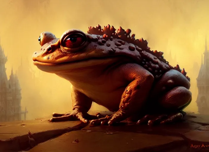 toad familiar by bayard wu, anna podedworna, gaston | Stable Diffusion ...