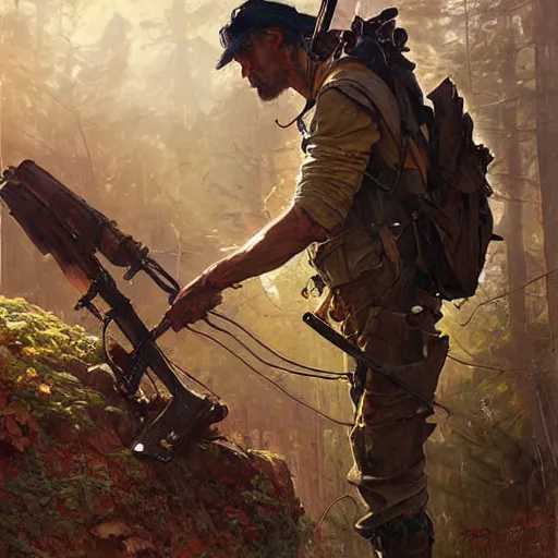 rugged ranger by Stanley Artgerm Lau, greg rutkowski, | Stable ...