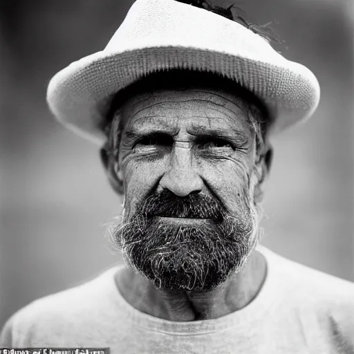 A 4x5 portrait of a dishevelled man who has witnessed | Stable ...