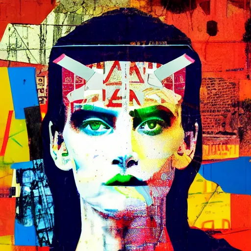 Roman contemporary God, collage, minimal style, | Stable Diffusion ...