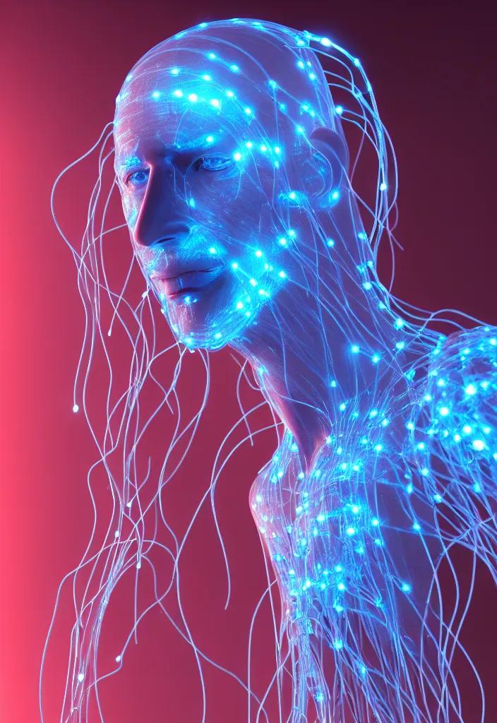 a translucent man's head which look like jellyfish | Stable Diffusion ...