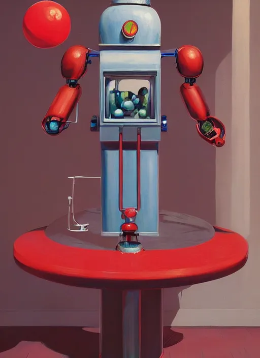 portrait of a red gumball machine robot, detailed, | Stable Diffusion ...