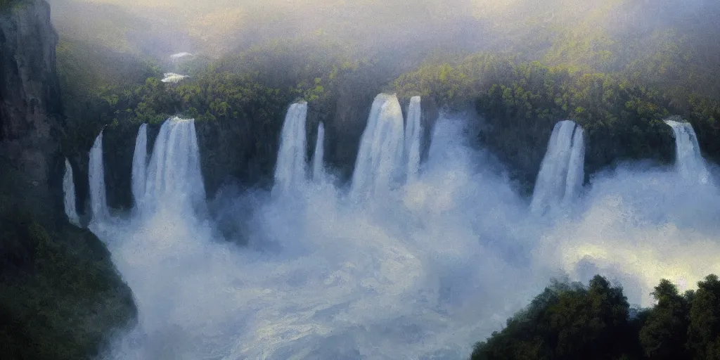 Zhangjiajie National Forest Park, Niagara Falls, | Stable Diffusion