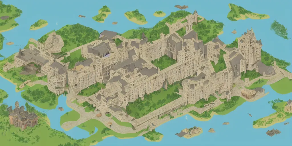 Inside Hogwarts Castle Map