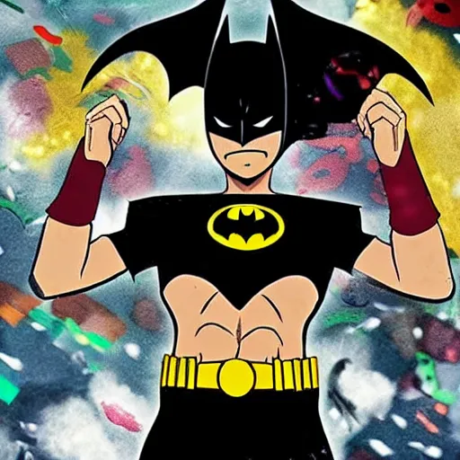 Luffy as The Batman | Stable Diffusion