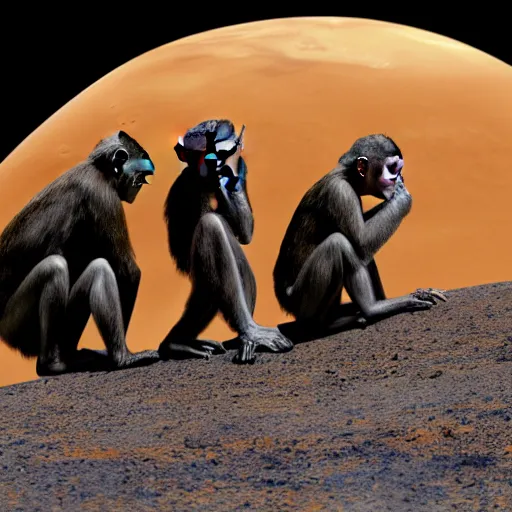 monkeys on mars | Stable Diffusion | OpenArt