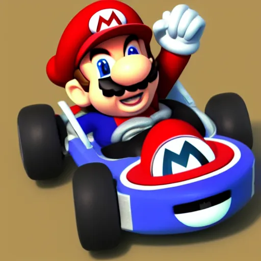 Obama in Mario kart, 3d render, concept art | Stable Diffusion | OpenArt