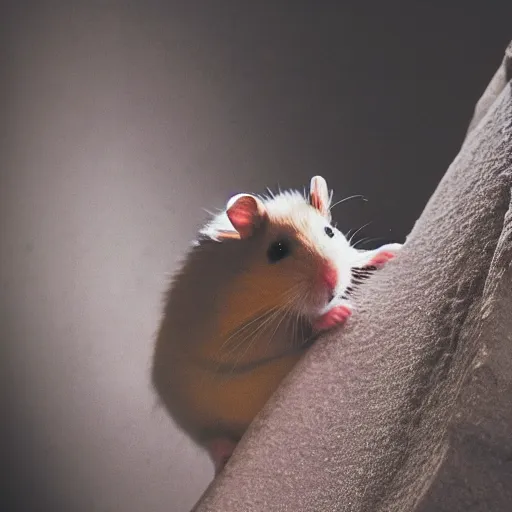 photograph of a hamster rock climbing, focused, sharp | Stable ...
