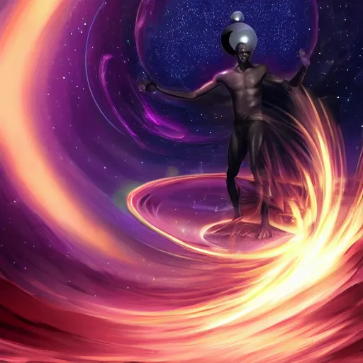 digital painting of a greek god of a black hole, | Stable Diffusion ...