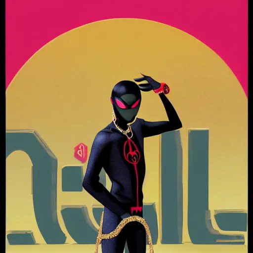 a matte painting of miles morales, dripped out, | Stable Diffusion ...