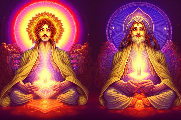 enlightenment ascended master ceremony, beautiful | Stable Diffusion ...