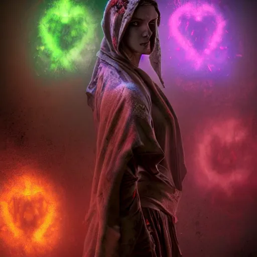 A necromancer pulsing with necrotic energy, art by | Stable Diffusion ...